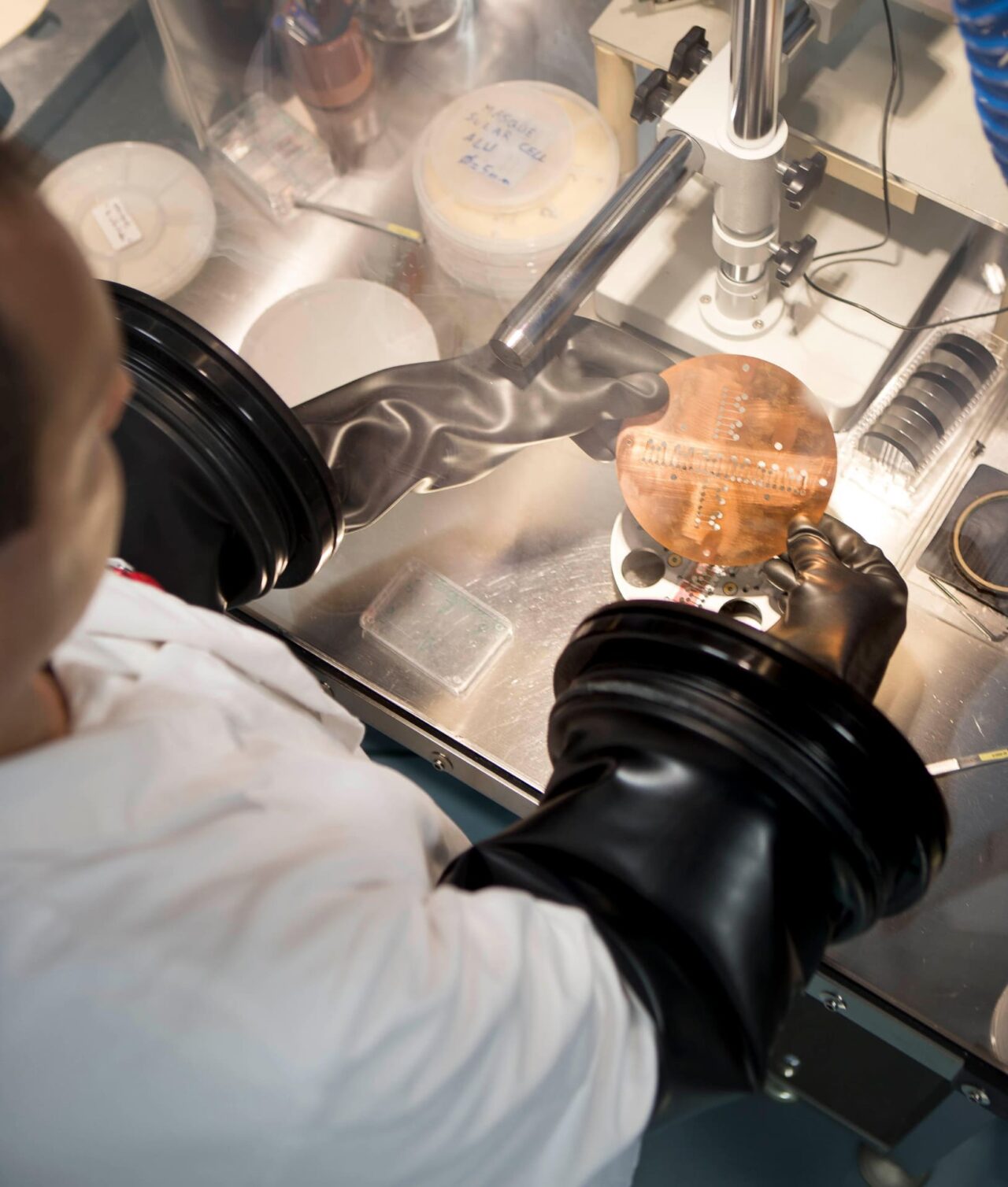 Customized Glove Box for New Energy Battery R&D | Jacomex