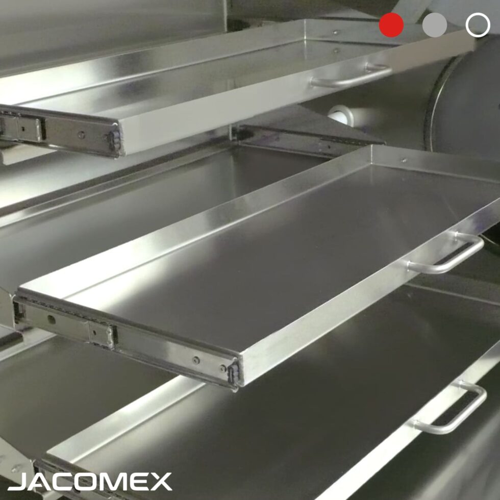 Equipment Focus : Telescopic Shelves for Glove Boxes - Jacomex